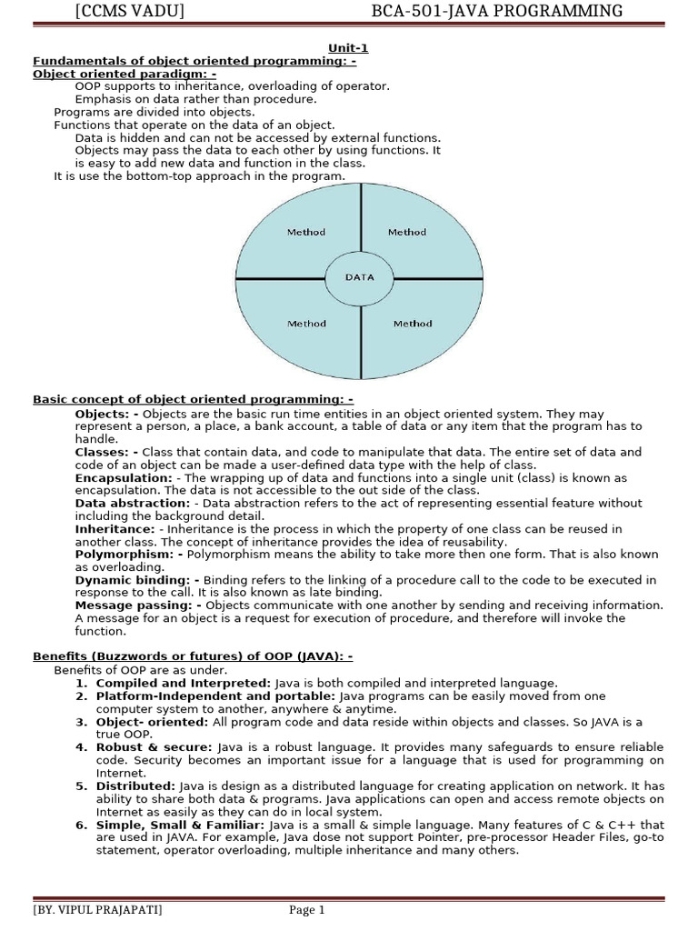 JAVA-ALL | PDF | Object Oriented Programming | Class (Computer Programming)