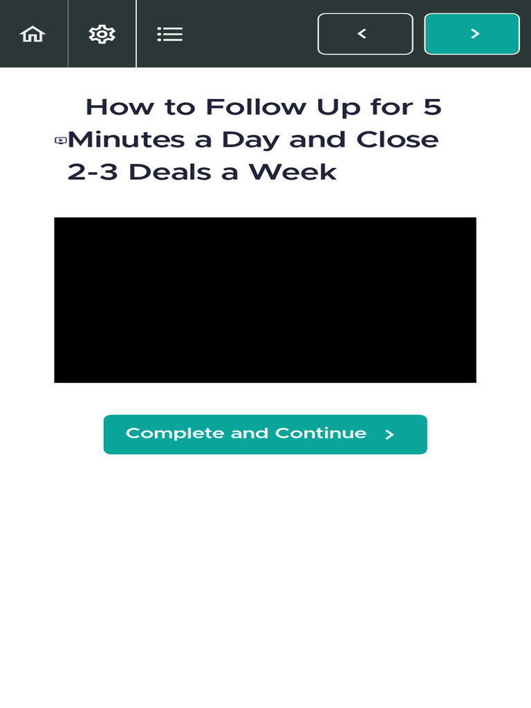 How To Follow Up For 5 Minutes A Day and Close 2-3 Deals A Week Temp | PDF