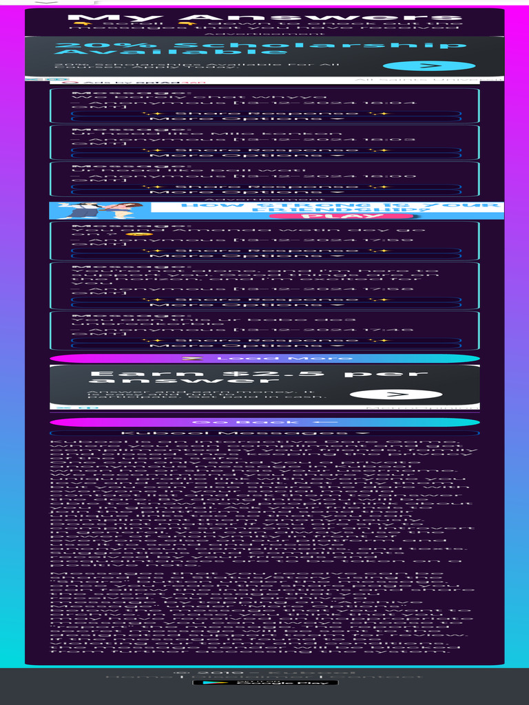 My Messages - Kubool 4 | PDF | Cyberspace | World Wide Web