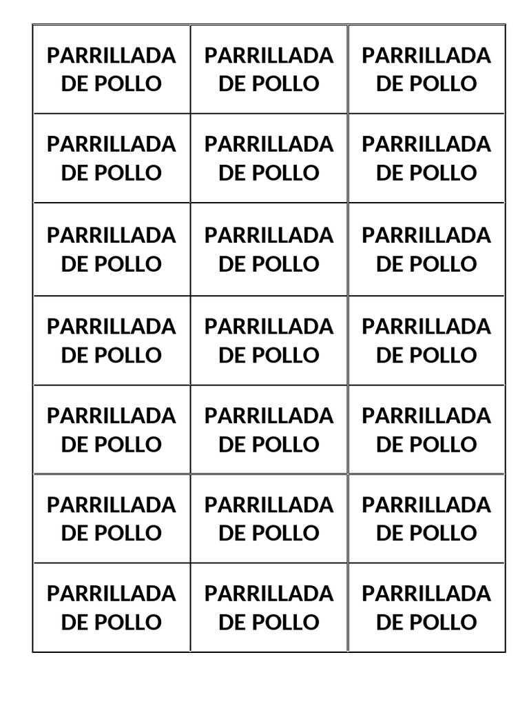 Tickets Control Comida | PDF