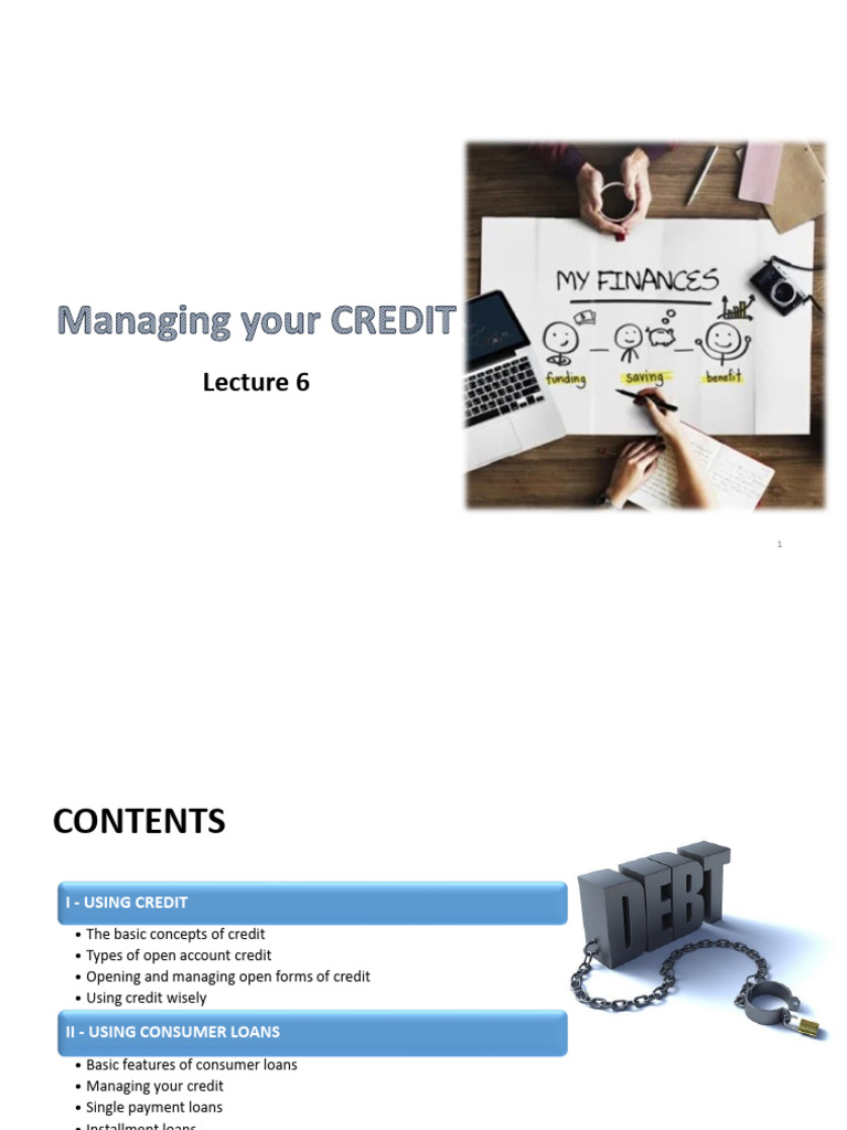 Understanding Credit and Consumer Loans | PDF | Line Of Credit | Credit ...