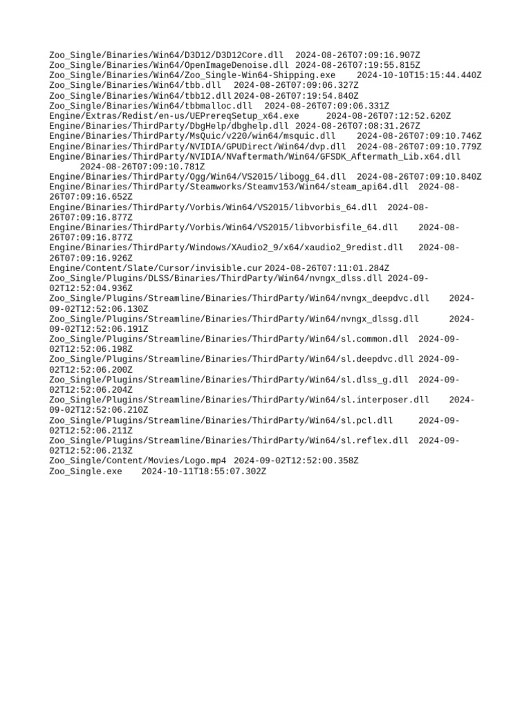 Manifest NonUFSFiles Win64 | PDF