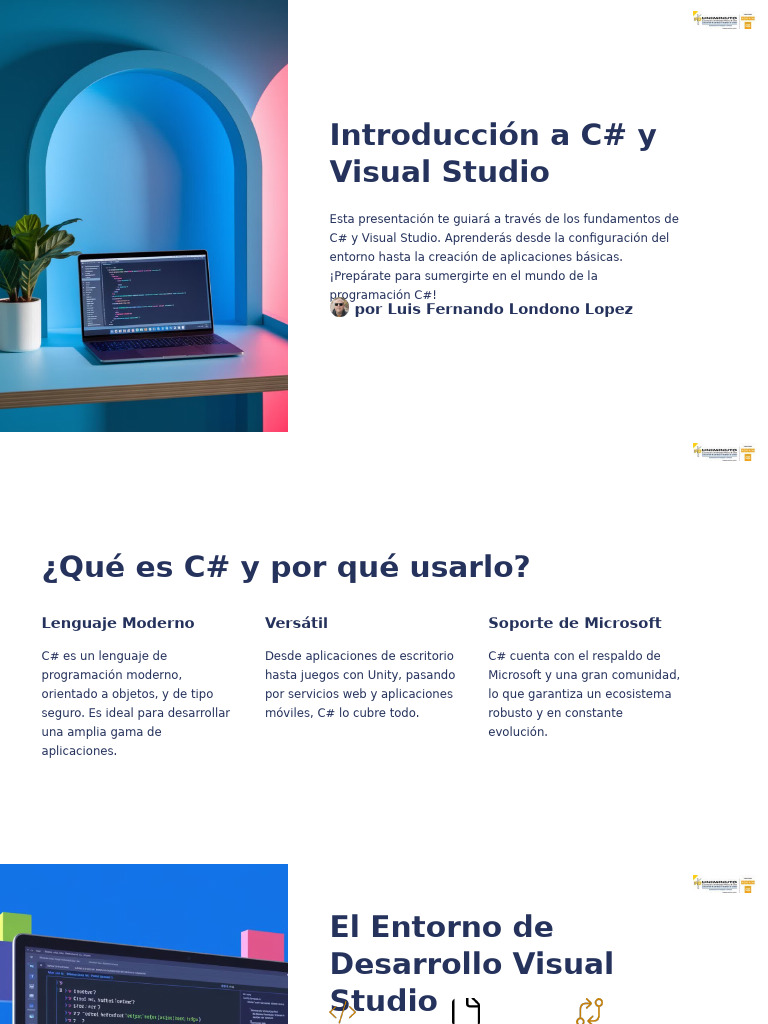 Introduccion-a-C-y-Visual-Studio | PDF | C Sharp (lenguaje de programación) | Desarrollo de software