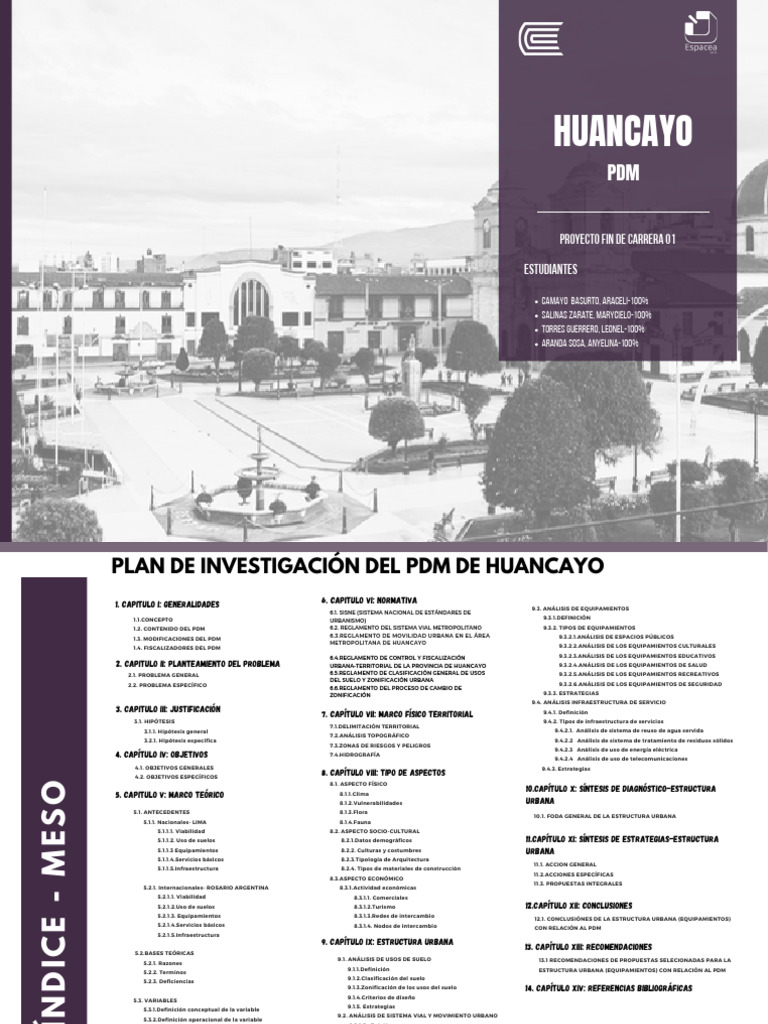Grupo 6 Pdm-huancayo | PDF | Lima | Planificación urbana