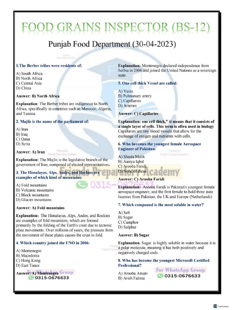 For Test No 1 WORD | PDF