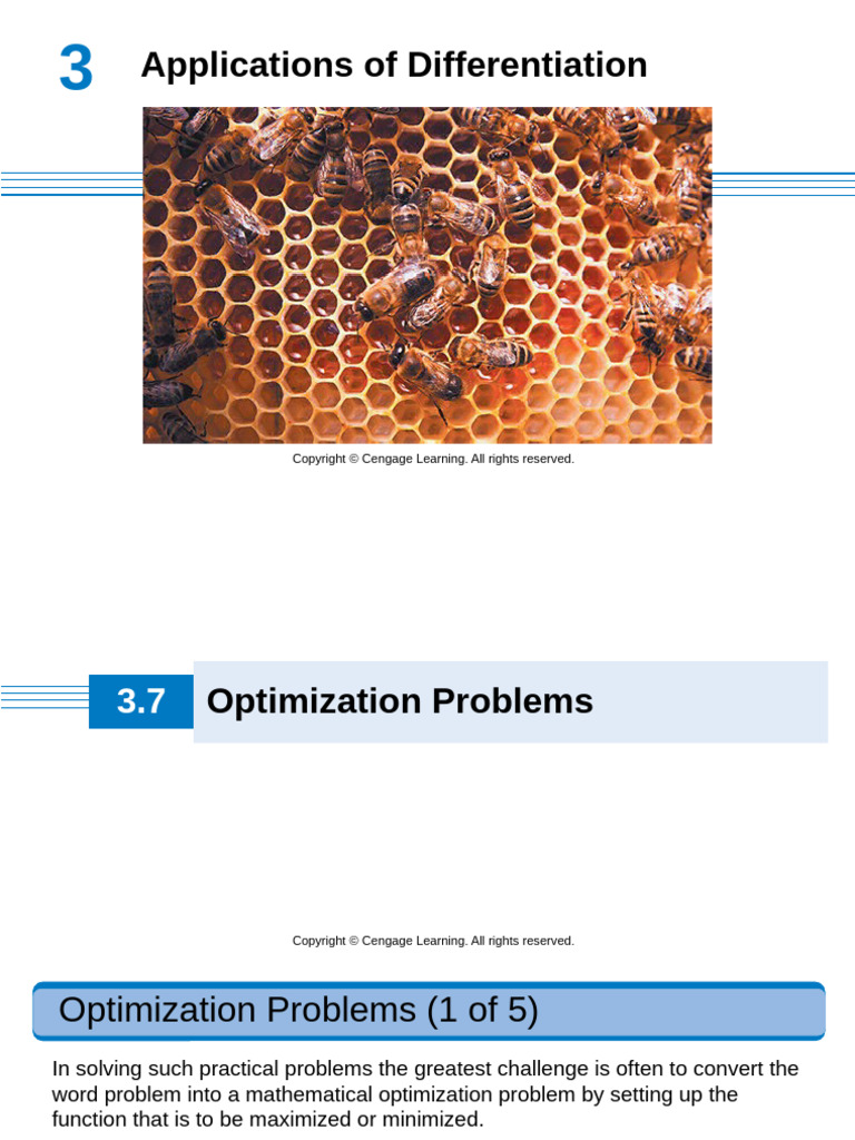 3.7 Optimization Problems | PDF | Mathematical Optimization | Profit (Economics)