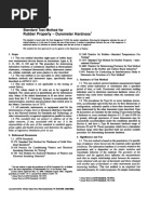 ASTM D2240 Durometer Hardness | PDF | Technology & Engineering