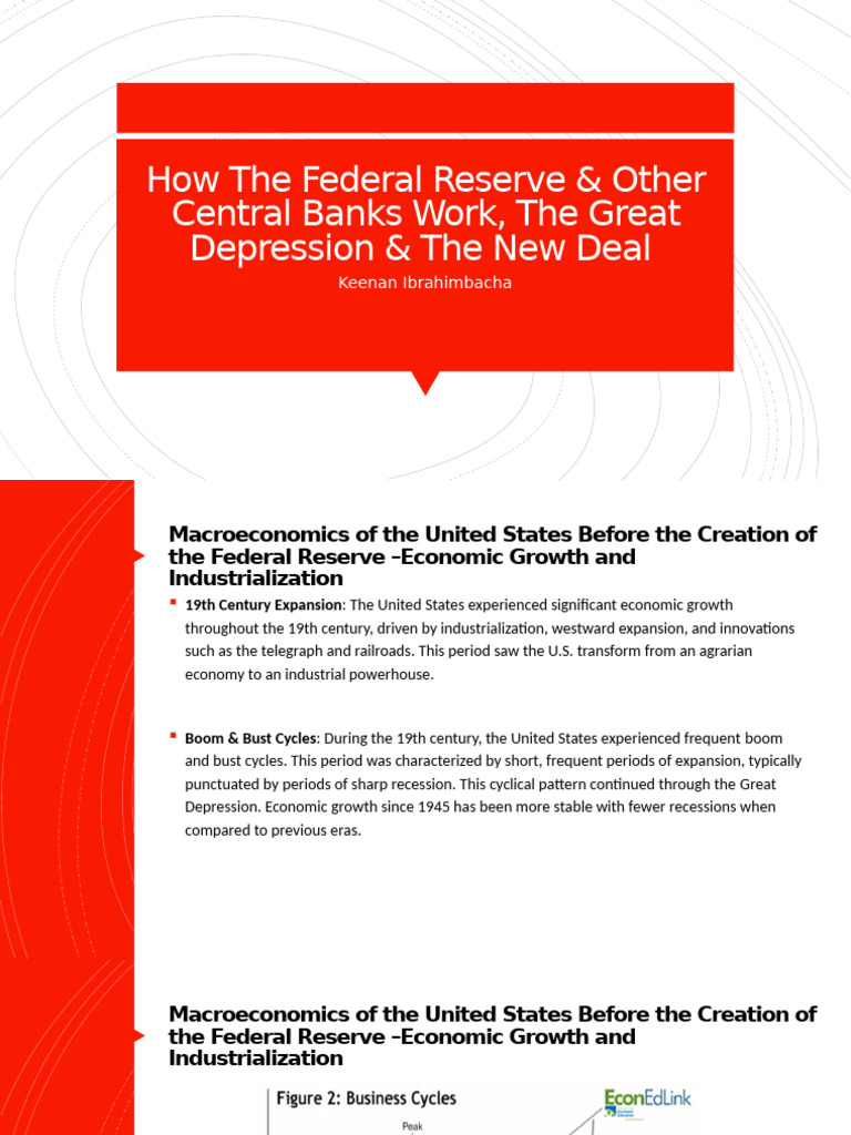 Case 1 - The Great Depression | PDF | New Deal | Federal Reserve