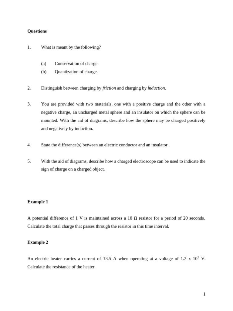ELECTRICITY AND MAGNETISM Qns | PDF | Voltage | Resistor