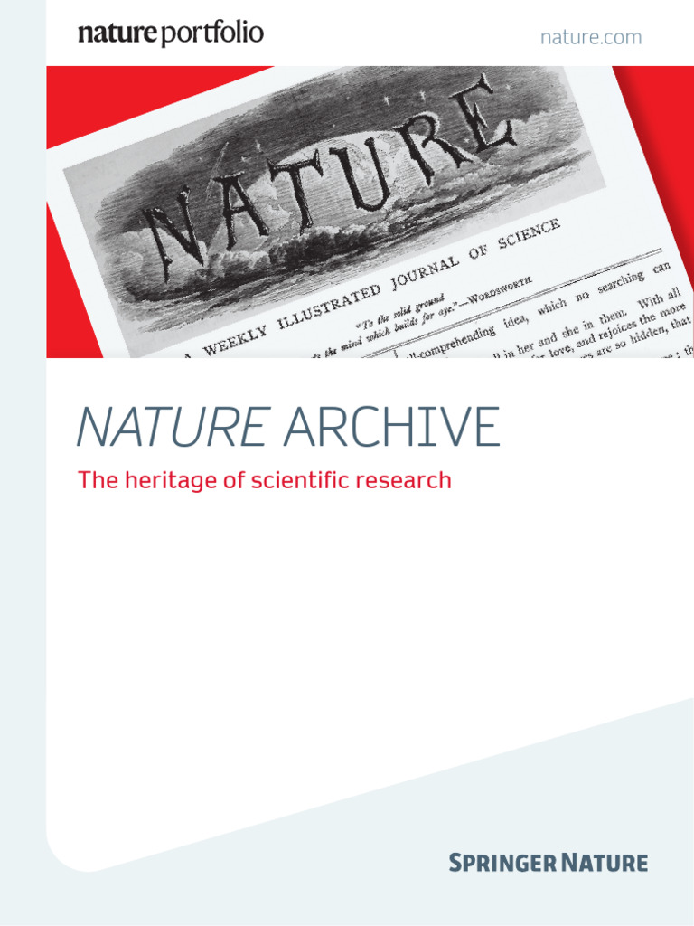 Nature Archive: 150 Years of Research | PDF | Science | Biotechnology