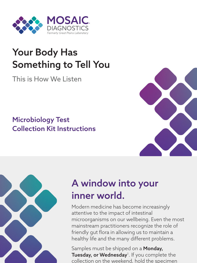 Microbiology Test Kit Instructions | PDF | Medical Specialties