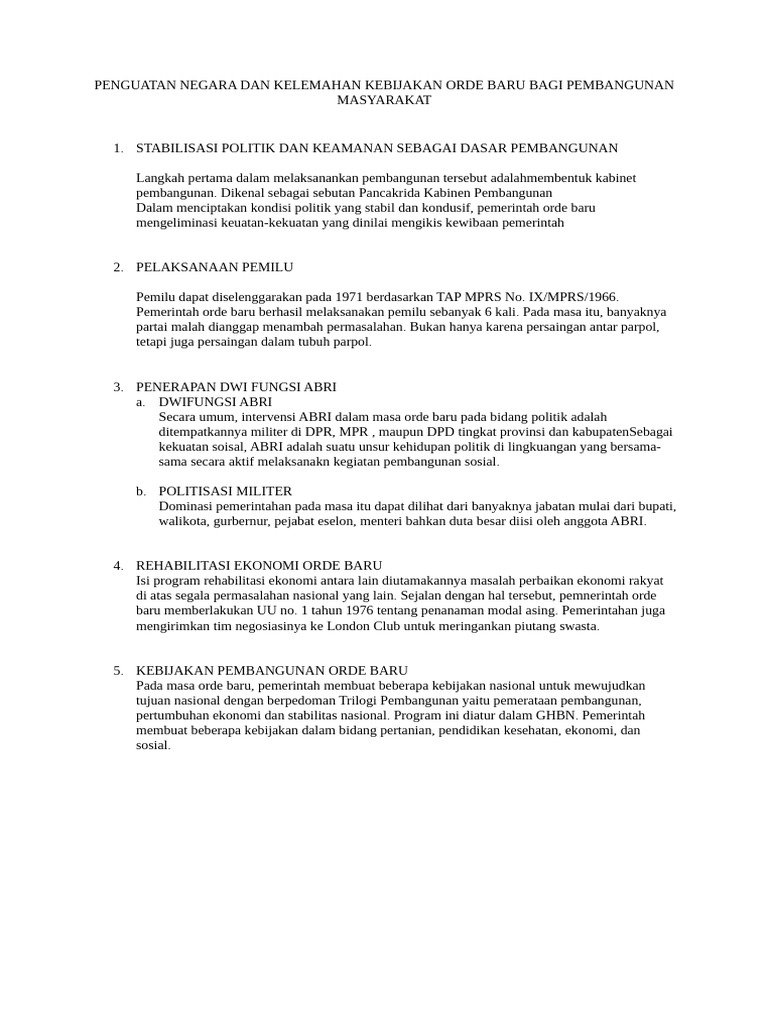 Ringkasan Tugas Sejarah | PDF