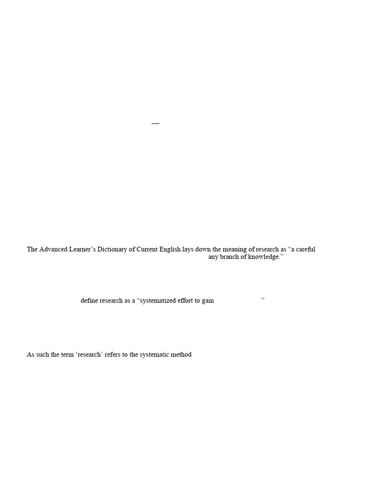 rm_l1 | PDF | Methodology | Scientific Method