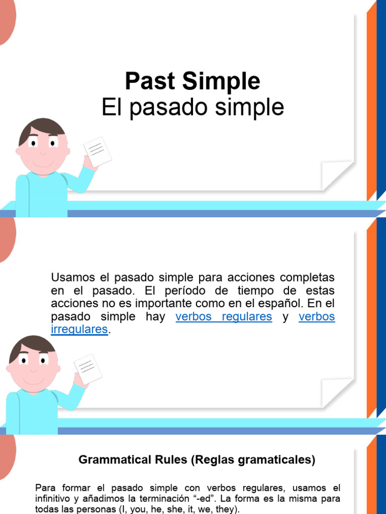 Pasado Simple | PDF | Verbo | Sintaxis
