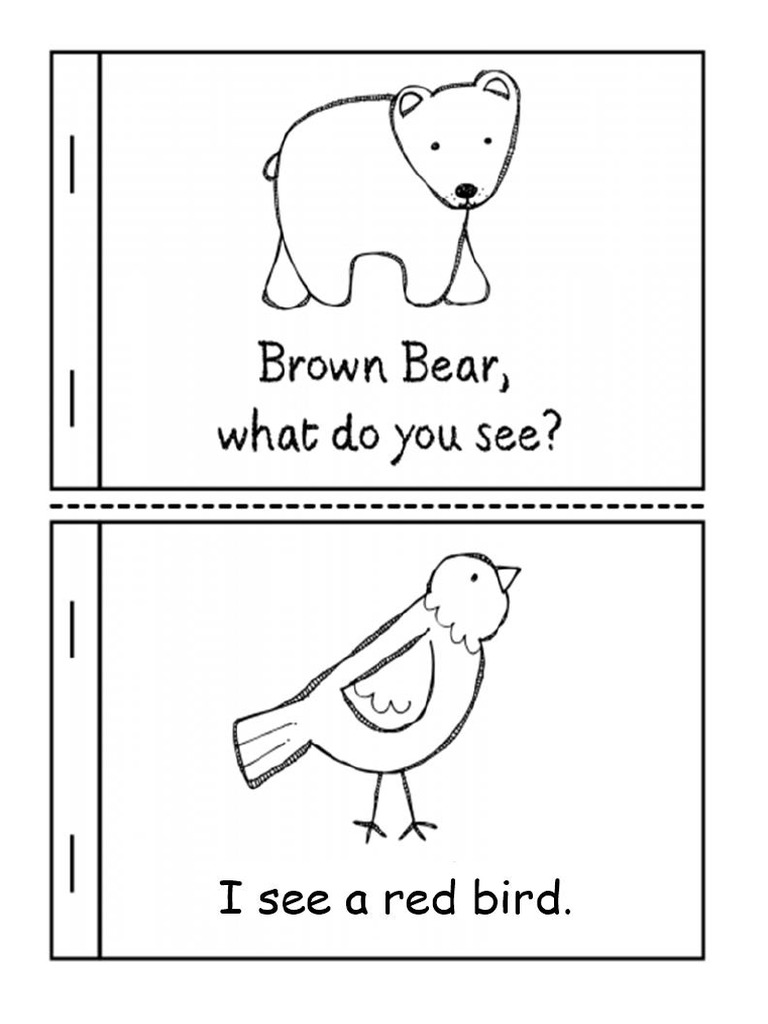 Brown Bear Mini Book 1 | PDF