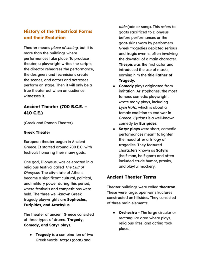 ARTS-Q4-WESTERN-CLASSICAL-PLAYS-AND-OPERAS | PDF | Theatre | Sophocles