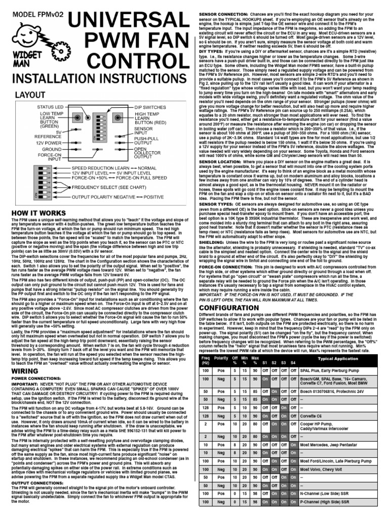 FPMv02 Instructions | PDF | Resistor | Dynamic Random Access Memory