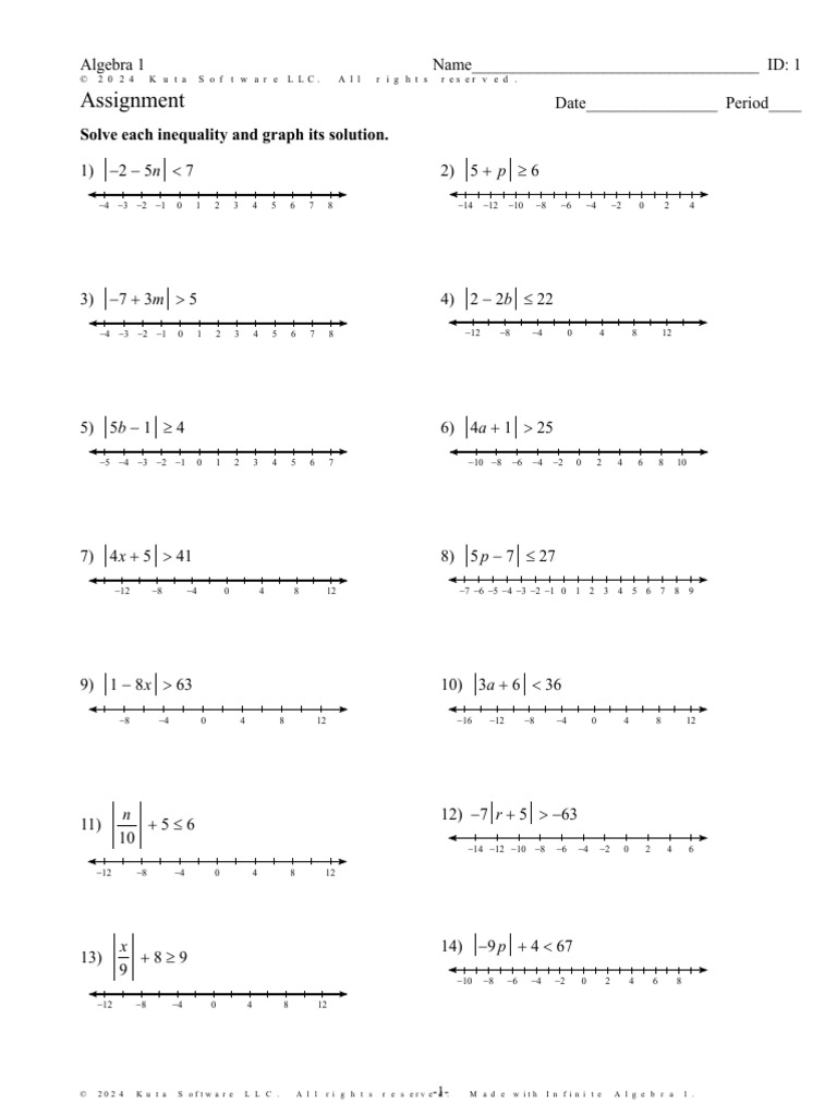 Absolute Value Inequalities Part 2 | PDF | Mathematics | Algebra