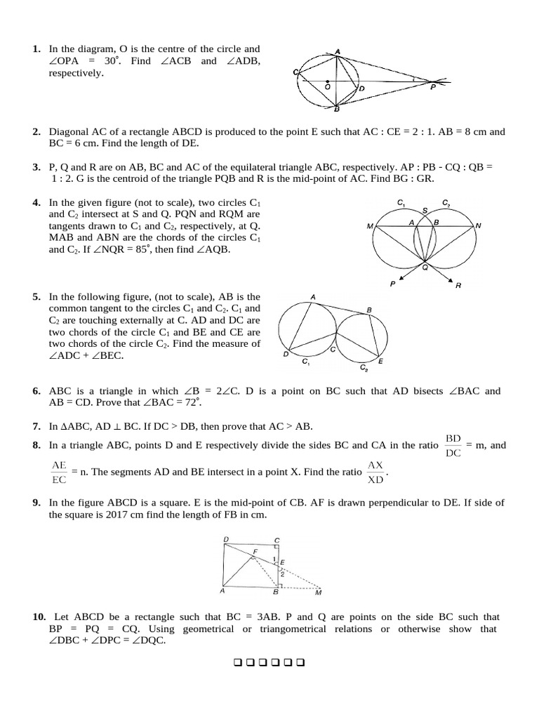 Geometry 1 | PDF