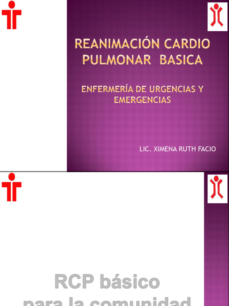 C RCP y OVACE | PDF | Reanimación cardiopulmonar | Paro cardíaco