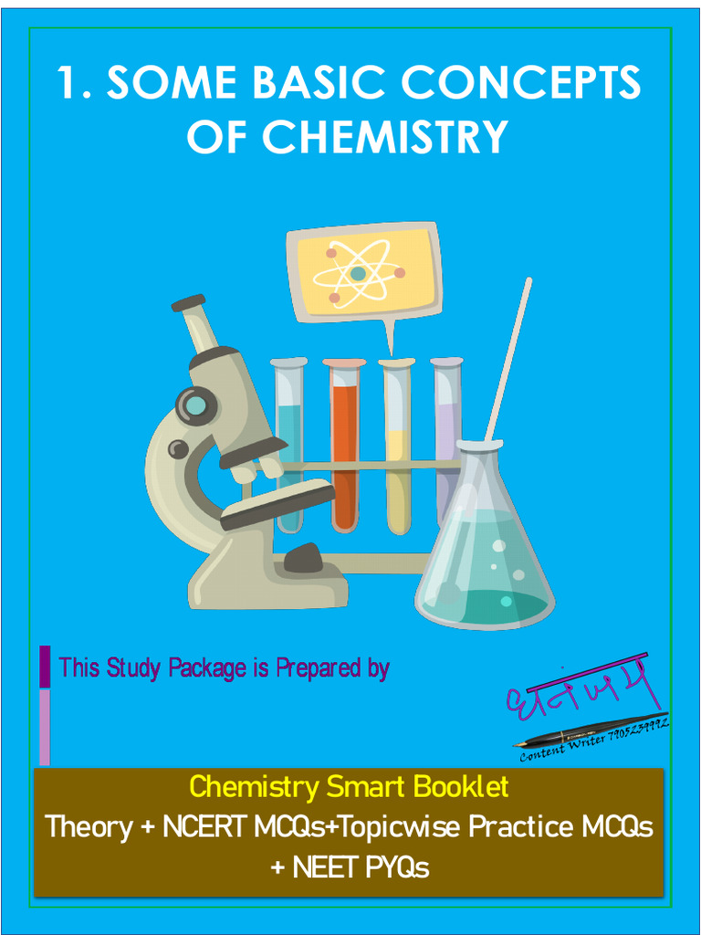 1.SOME BASIC CONCEPTS OF CHEMISTRY - Smart Booklet | PDF | Mole (Unit ...