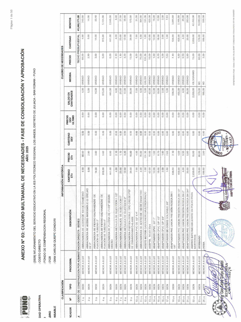 Cdro E necesidades CD al 30.01.25 (3) | PDF