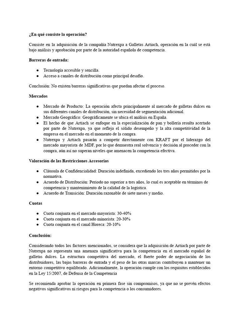 Caso Práctico Nutrexpa | PDF | Mercado (economía) | Sector privado