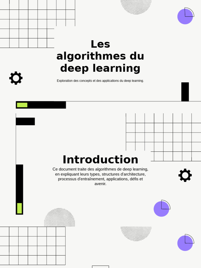 Algorithmes de Deep Learning : Guide Complet | PDF | Apprentissage ...