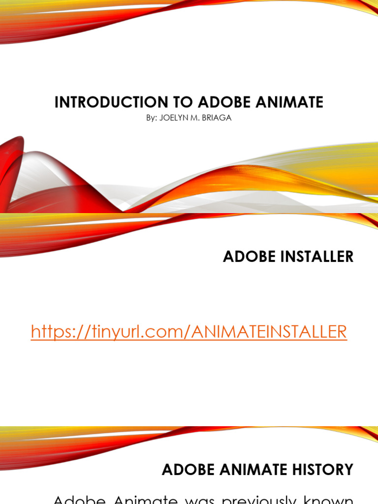 Introduction To Adobe Animate | PDF