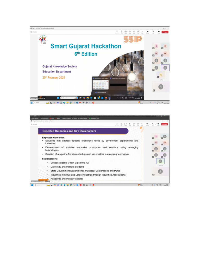 SSIP Hackathon 2025 Registration Info | PDF