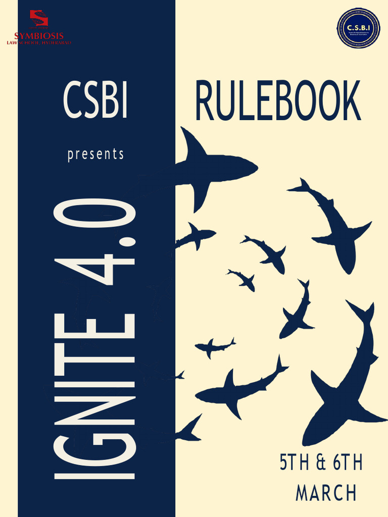 Csbi - Rulebook Ignite 4.0 PDF | PDF | Entrepreneurship | Negotiation