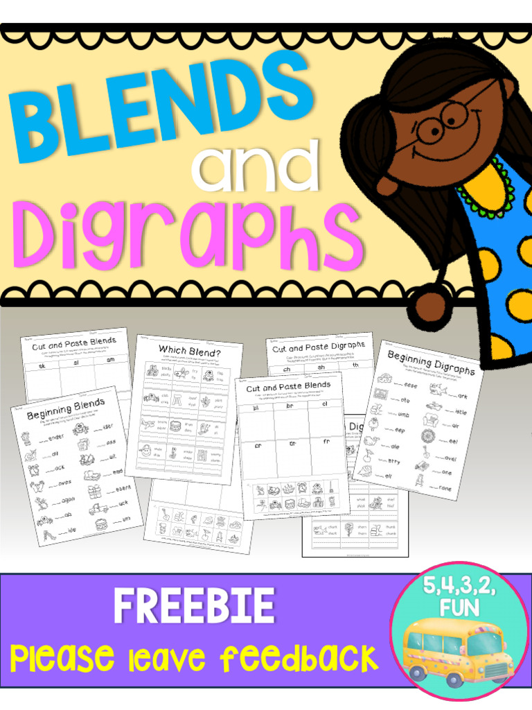 Beginning Blends and Digraphs Activities | PDF