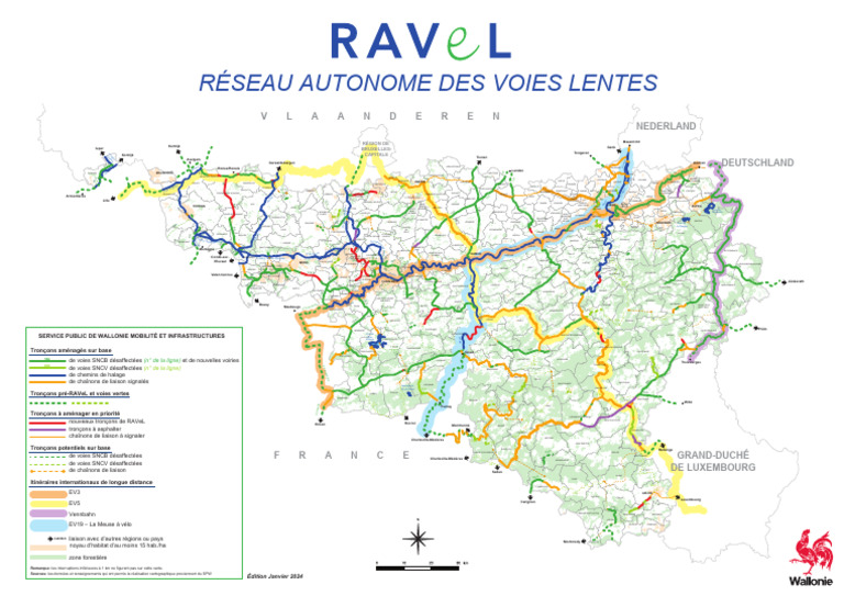 Carte RAVeL Hainaut PDF 2024 PDF
