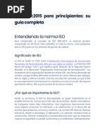 Normas ISO 3001 Una Guia Completa | PDF | Calidad (comercial) | Sistema ...