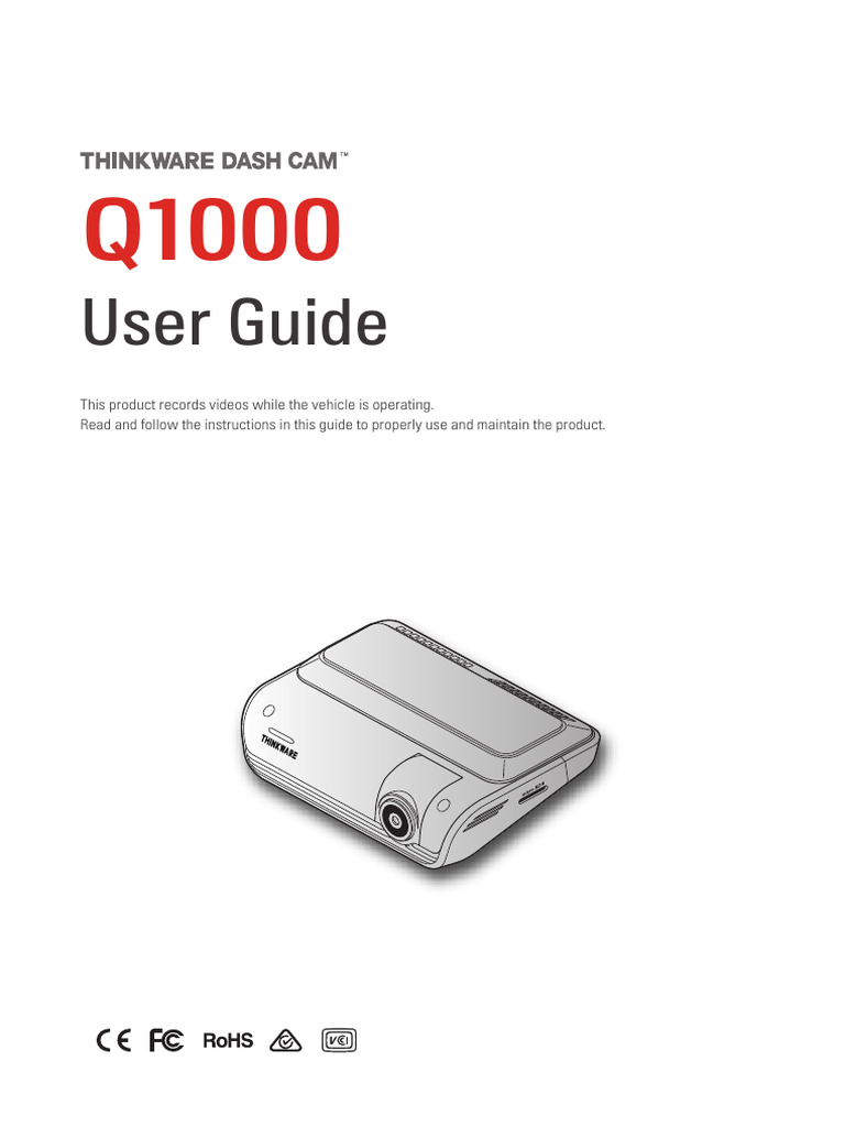 Q1000 User Manual English EzDashcam | PDF | Camera | Electromagnetic ...
