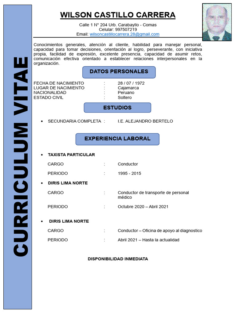 CV WILSON | PDF