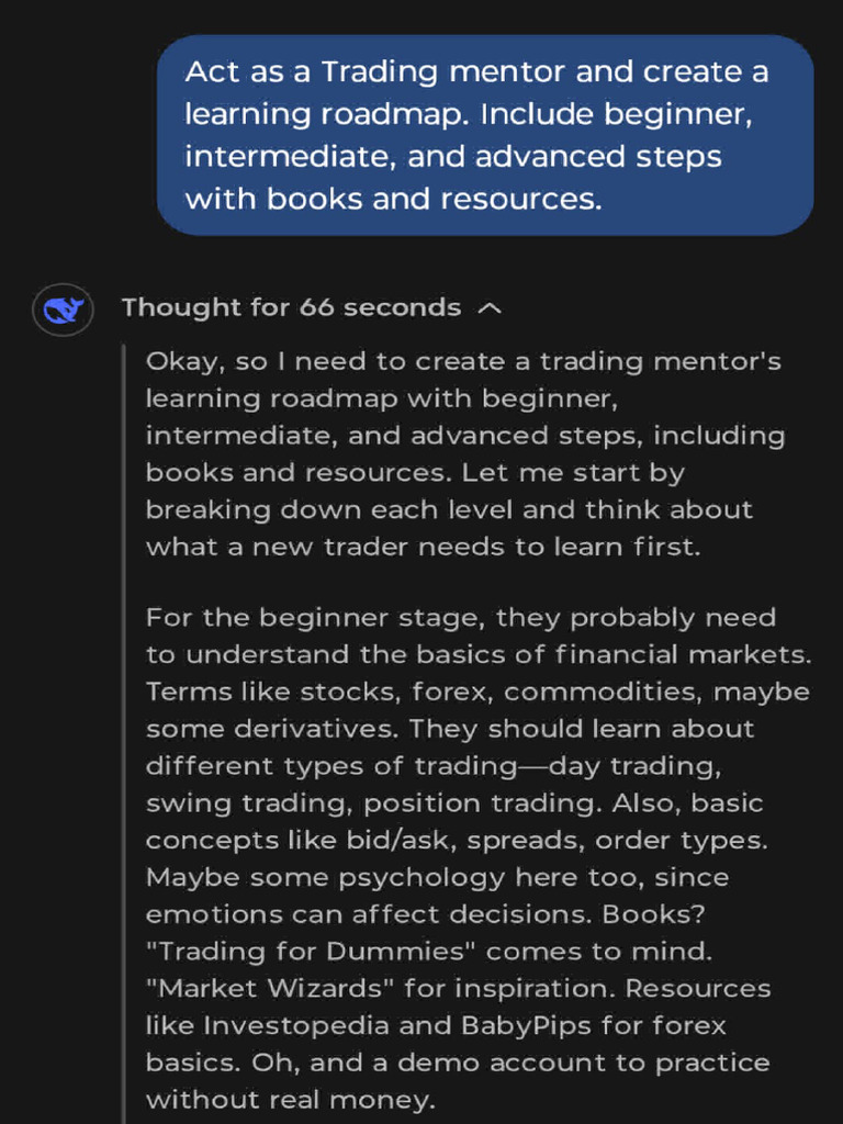 Trading Mentorship Learning Roadmap | PDF | Technical Analysis | Algorithmic Trading