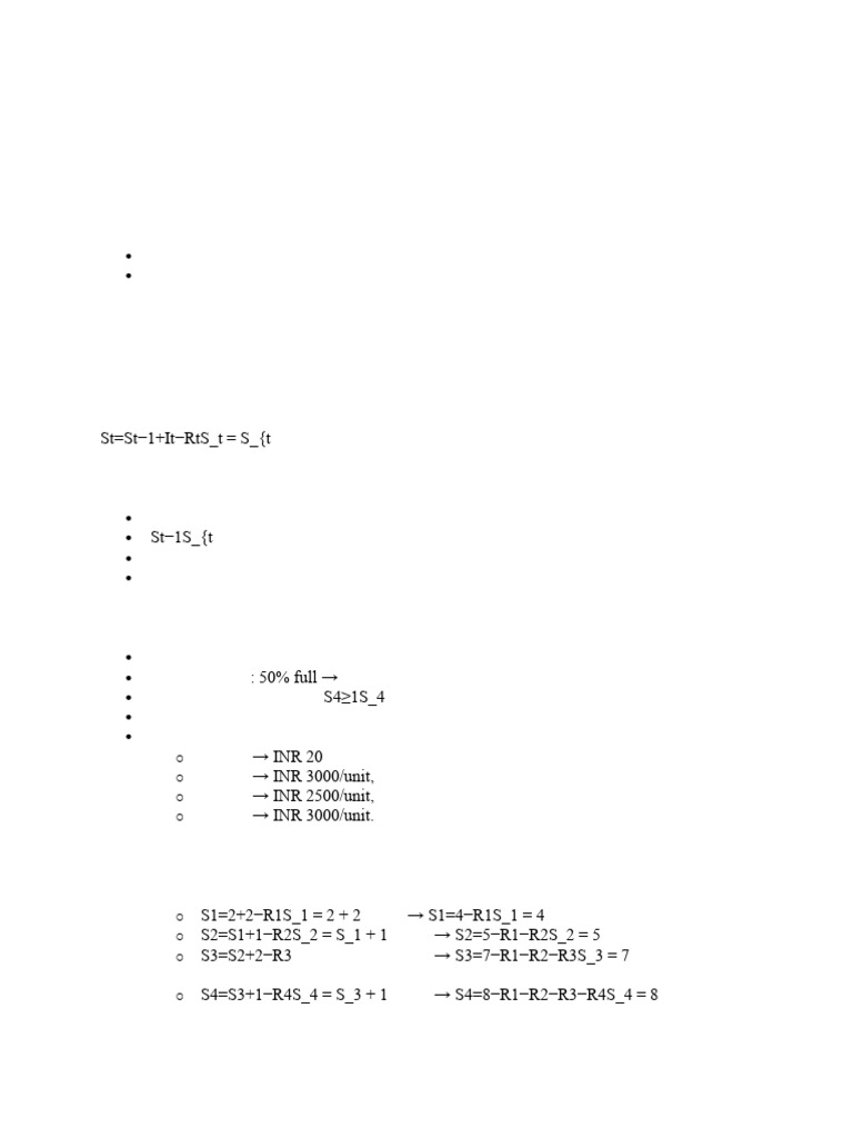 To Determine The Optimal Operation Policy For The Reservoir Using The ...