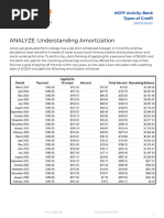 ANALYZE - Understanding Amortization | PDF | Interest | Debt