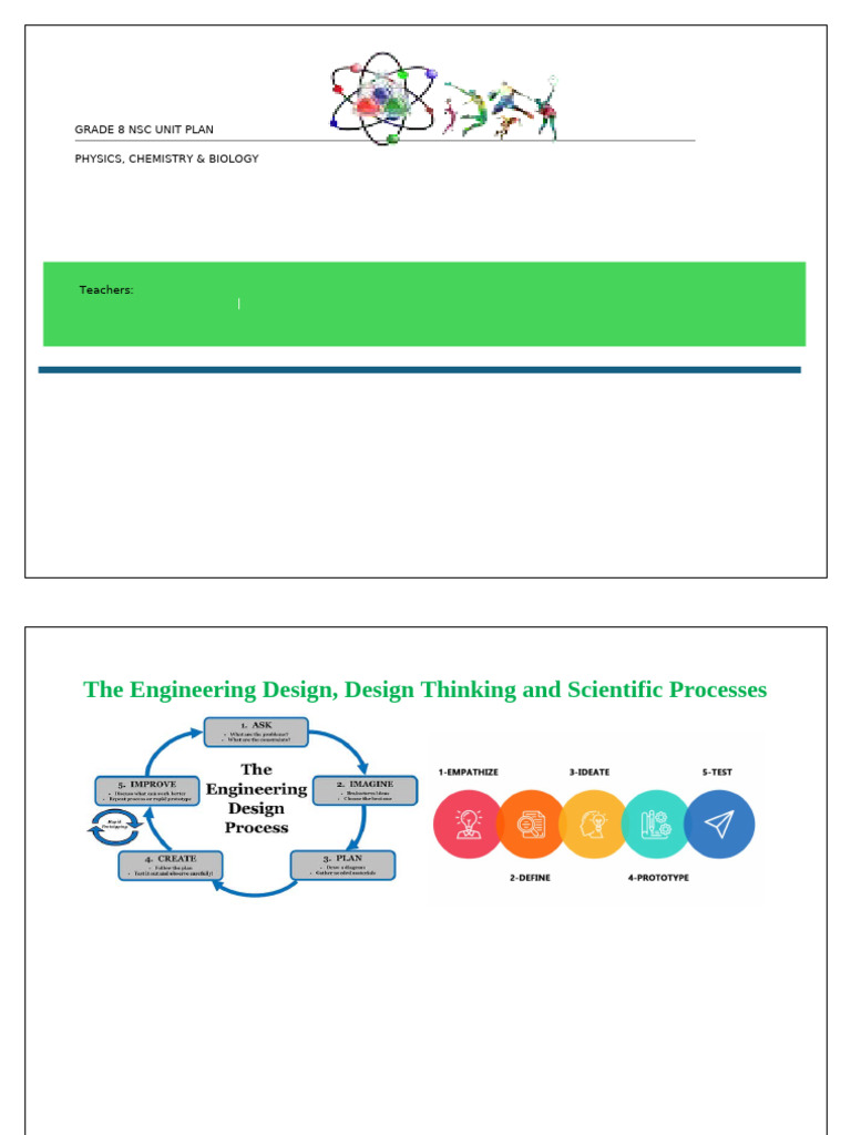 Grade 8 Science Unit Plan Overview | PDF | Chemistry | Physics