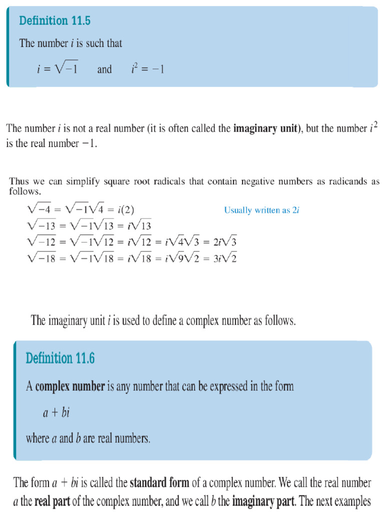 COMPLEX NUMBERS MATERIAL New Microsoft PowerPoint Presentation | PDF