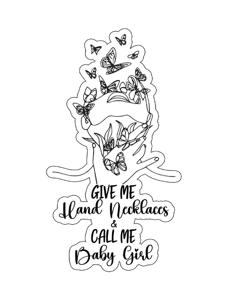 Necklace Sticker | PDF