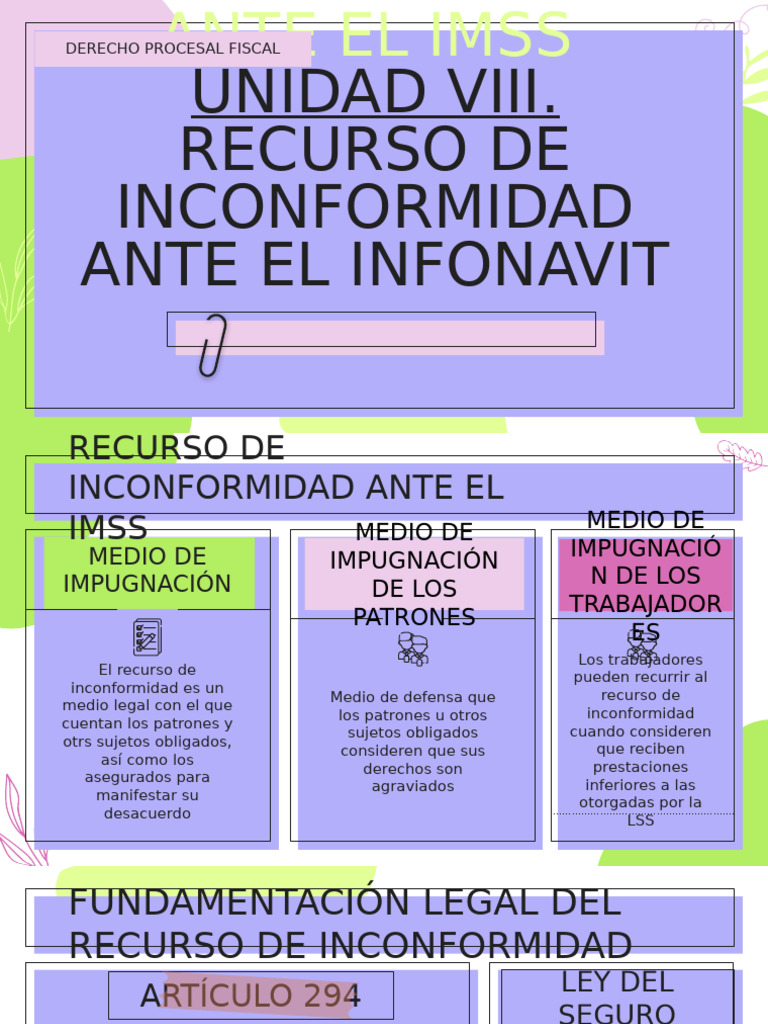 Recurso de Inconformidad IMSS/INFONAVIT | PDF | Gobierno | Esfera pública