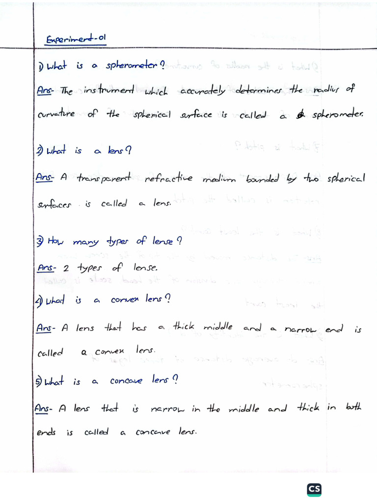 Physics (Viva Q.A) | PDF