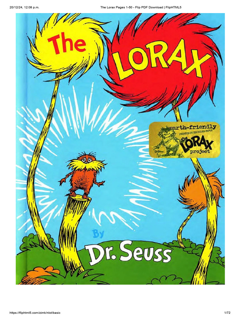 The Lorax PDF Download: Pages 1-50 | PDF | Computer File | Computer File Formats
