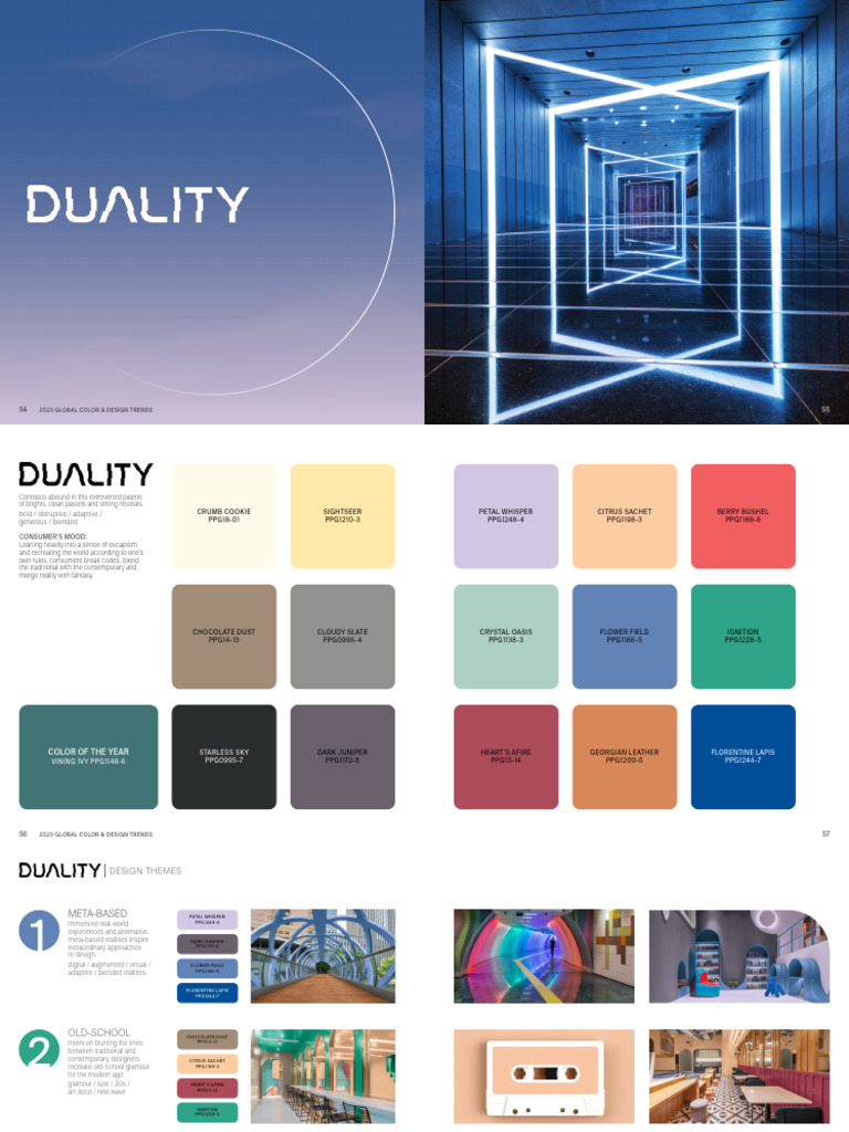 2023 Global Color & Design Trends | PDF | Color