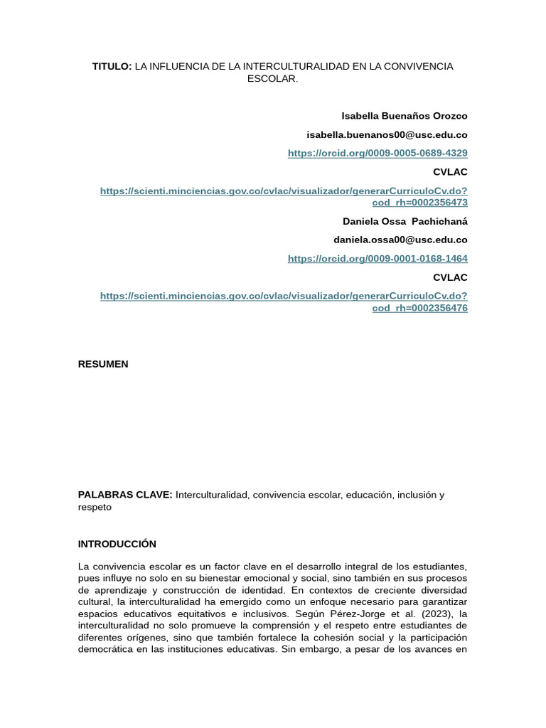 Practica VI Articulo | PDF | Interculturalidad | Enseñando