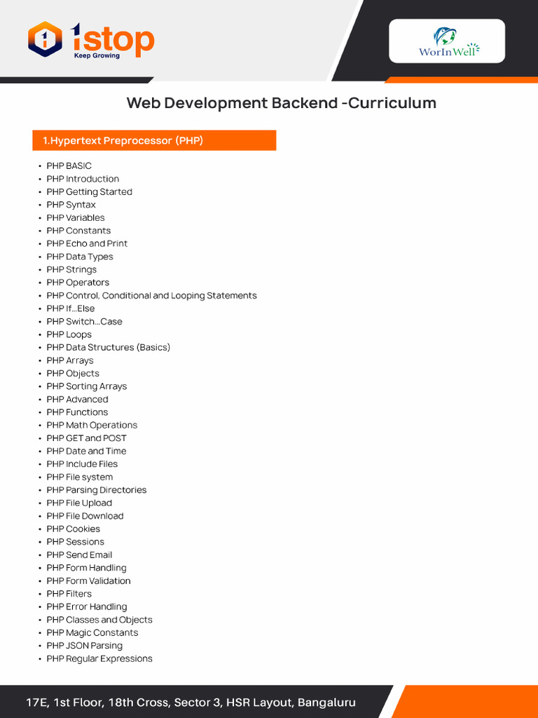 Web Development Back End | PDF