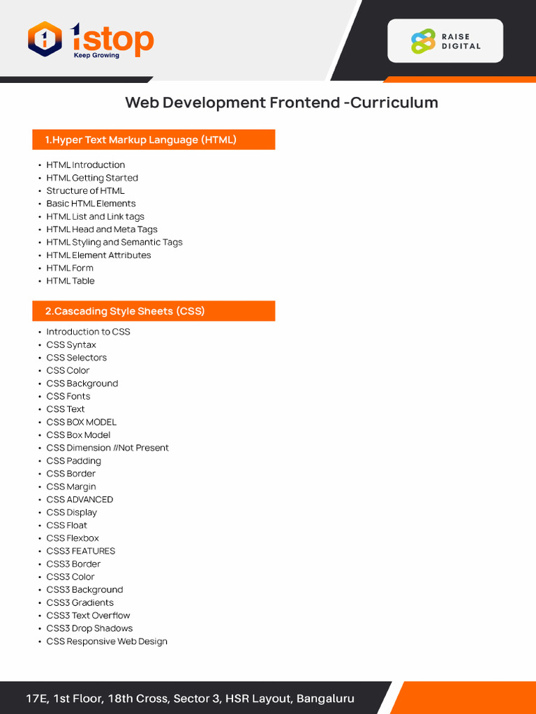 Web Development Front End | PDF