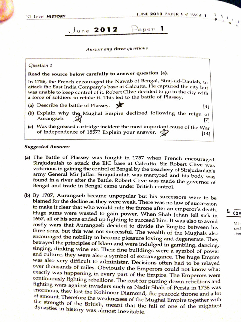 Decline Following The Reign of The Aurangzeb | PDF